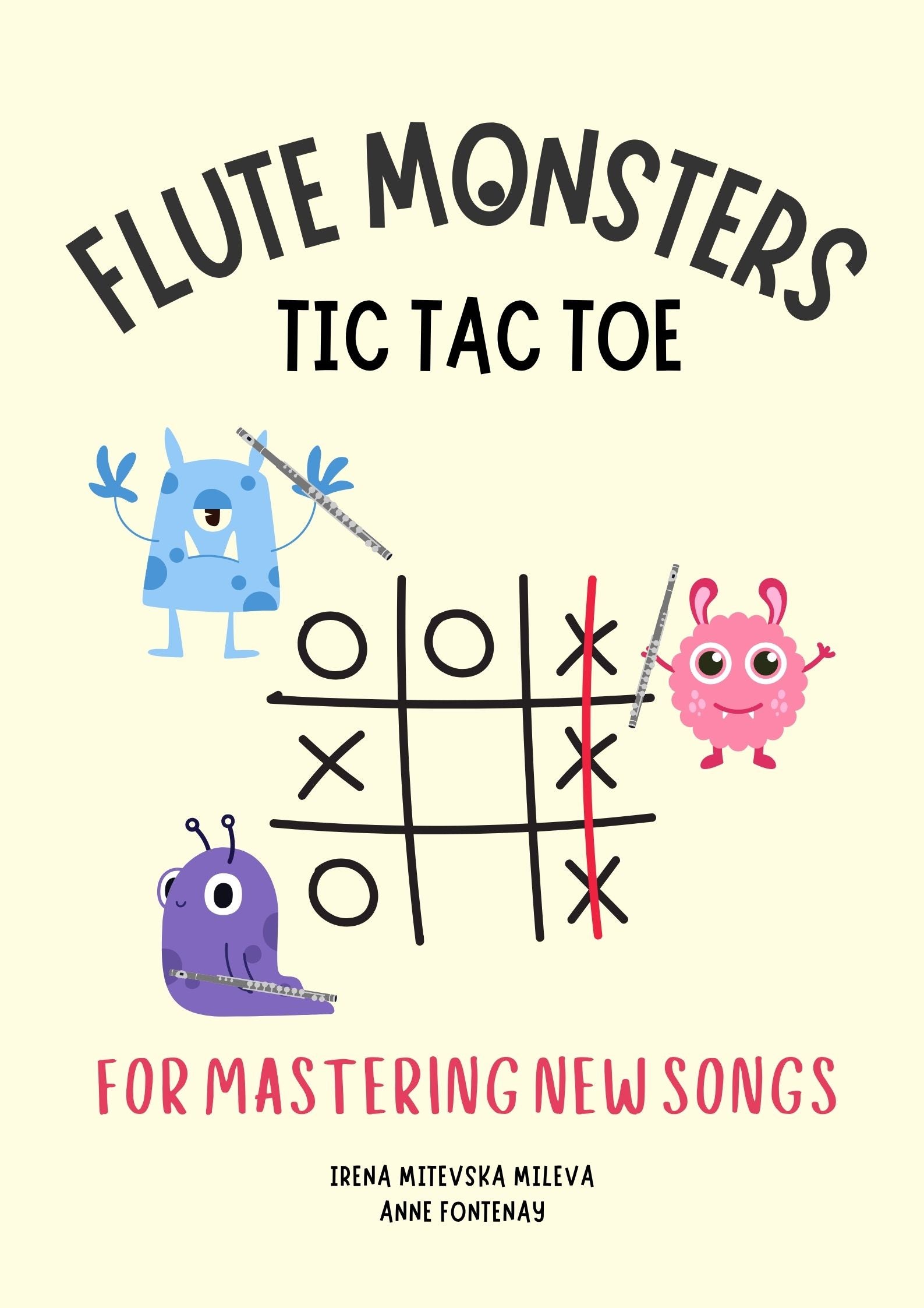 Flute Monsters Tic Tac Toe – Toot and Hoot Flute Method